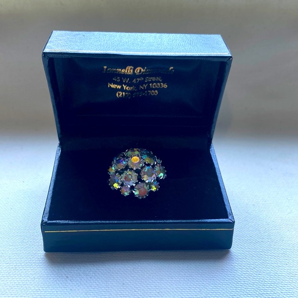 Sarah Coy | Jewelry | Vintage Sarah Coy Rhinestone Crystal Ring | Poshmark
